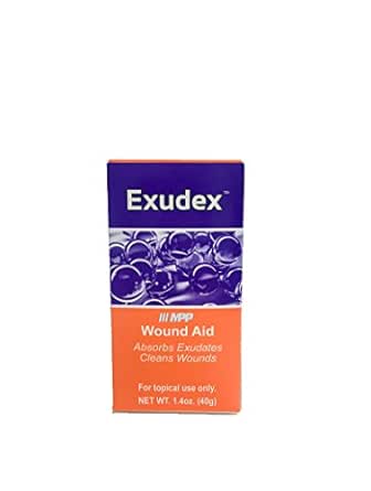 Amazon.com: Exudex 40g Bottle – Advanced Wound Care. 100% Dextranomer ...