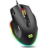 Redragon Wired Gaming Mouse, RGB Backlit Ergonomic Gamer Mouse Up to ...