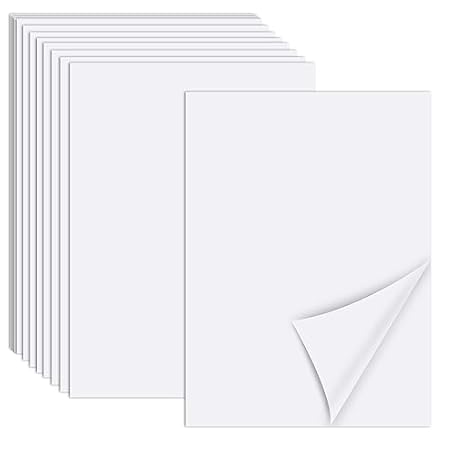 Mua 40 Sheet Sticker Paper for Printer Laser/Inkjet, 8.5" x 11" Matte ...