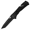 SOG Folding Knife Pocket Knife - Trident Tanto Tactical Opening Knife w ...