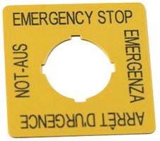 Buy EATON MOELLER M22-XYK1 LABEL, EMERGENCY STOP RMQ TITAN SERIES ...