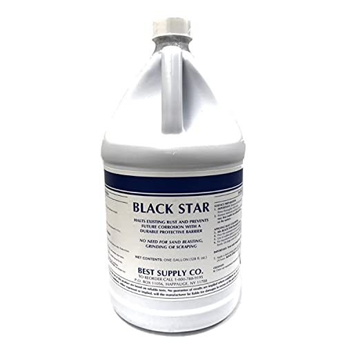 MRO Chem Black Star Rust Converter - Converts Rust on Any Steel Surface ...