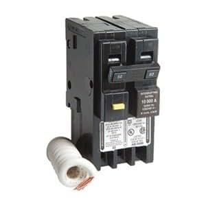 Circuit Breaker & Ground Fault Interrupter, Plug In, HOM250GFI, 2 Pole ...
