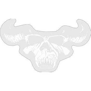 Amazon.com: Danzig - Classic White Skull Logo on Clear Background ...