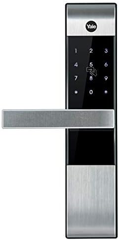 Yale YDM3109 Digital Door Lock, RFID, Keypad, Silver/Black, W 50.2 x H 41.8 x L 23.6 cm price in ...