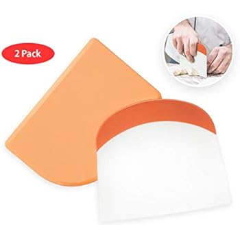Amazon.com: Bowl Scraper Dough Scrapers Bowl Scraper Flexible Silicone ...