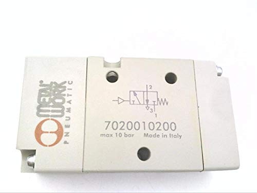 METAL WORK PNEUMATIC 7020010200 Series 70, Mechanical Spring, Normally ...