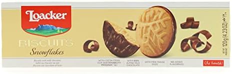 Loacker Snowflakes Milk Choco Cookies, 120 g, Beige price in Saudi ...