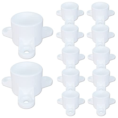 12Pack PVC Table Cap 3/4 Inch, Furniture Grade PVC Screw Cap for SCH40 ...