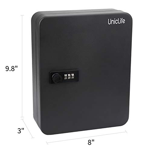 Uniclife 28 Key Cabinet Steel Security Lock Box With Combination Lock Uniclife 28 Key Cabinet Steel Security Lock Box With Combination Lock