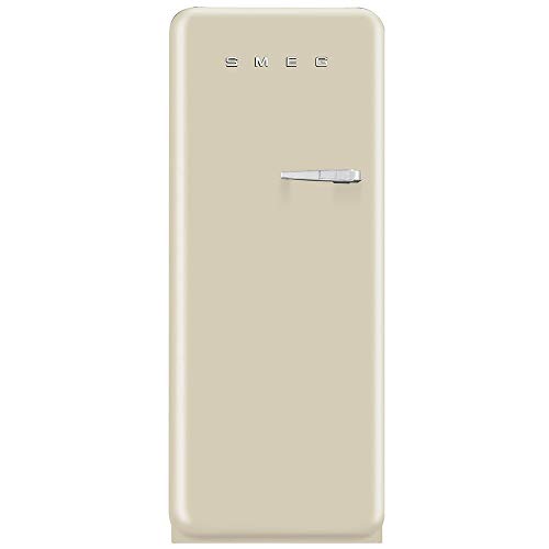Smeg FAB28UCRL1 50s Style 9.2 Cubic Feet Cream Left-hand Refrigerator ...