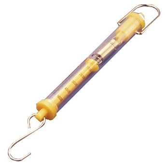 Tubular Spring Scales, grams/Newtons: 5000g Yellow: Science Lab ...