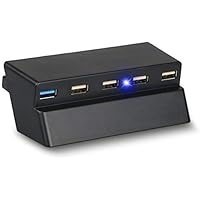 Amazon.com: 5 Port USB HUB for PS4 Slim Only, VSEER USB 3.0/2.0 High ...