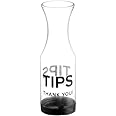 Amazon.com: Tip Jar for bartenders and restaurants | Clear SAN plastic ...