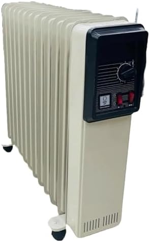 EXCEL AYT Oil Filled Radiator 12 Fins Adjustable Thermostate 10-Modes ...