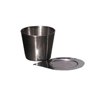 Stainless Steel Crucible with Lid, 15ml Capacity: Amazon.com ...