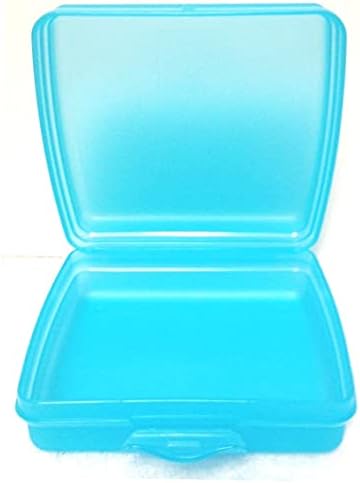 Tupperware Square Lunch Box - Blue price in Egypt | Amazon Egypt | kanbkam