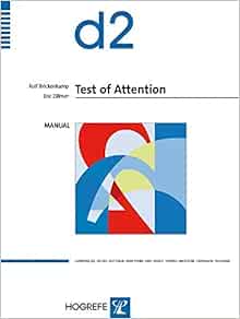 Amazon - D2 Test of Attention: Rolf Brickenkamp, Eric Zillmer ...