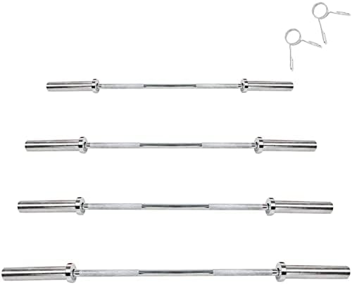 MAXSTRENGTH Max Strength 4FT Straight Olympic 2 Bar Bell Bars With ...
