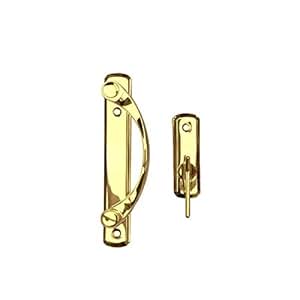 Andersen® Newbury 2-panel Gliding Door Hardware Set in Bright Brass ...