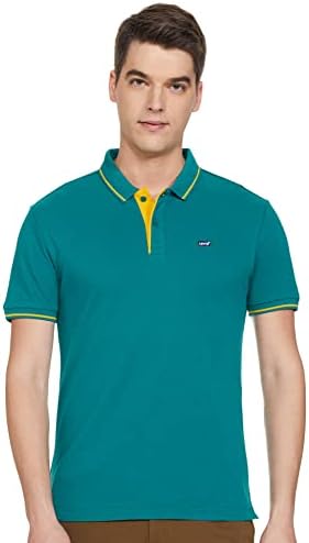 Levi's Men's Regular Polo Shirt (86687-0007_Alpine Green M) price in ...