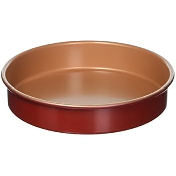 Amazon.com: Copper Chef Perfect Cake Pan 3 PC set BOGO- (2) 9 X 9" Cake ...