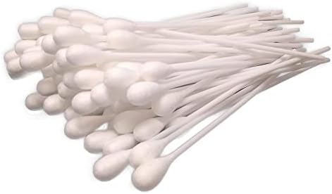 Oversized Swabs [Pack of 100] Extra-Long 8 Rayon Tipped Applicators ...