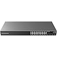 Amazon.com: Grandstream GWN7802P Enterprise Layer 2+ Managed Network Switch | 16 Gigabit ...