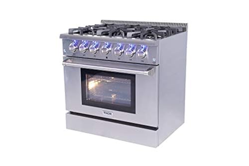 Thor Kitchen 36" – 5.2 cu.ft. Freestanding Ranges, Slide- in Gas Range ...