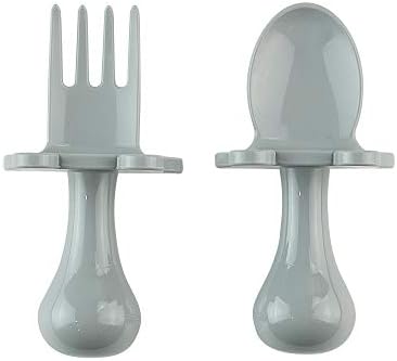 Made in USA Babyware Self Feeding Spoon and Fork Set for Baby and ...