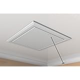 Timloc 1169 White Hinged Drop Down Insulated Loft Hatch Access Trap ...