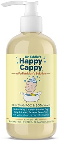 Happy Cappy Dr. Eddie's Daily Shampoo & Body Wash for Children, Soothes ...