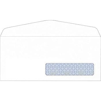 Amazon.com : 4 1/2 x 9 Right Side Window Envelopes - 24lb. White w/Sec ...