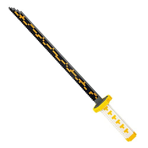 19 Inches 392pcs Demon Slayer Zenitsu Sword Building Blocks Blade of ...