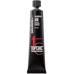 Amazon.com : Goldwell Topchic Hair Color, #6nn Dark Blonde/Extra, 2.03 ...