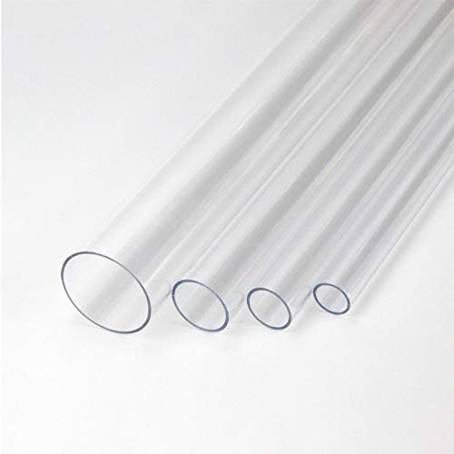 AIGUO PVC Pipe, Length 50cm OD 20~110mm PC Pipe, Hi-Transparent Water ...