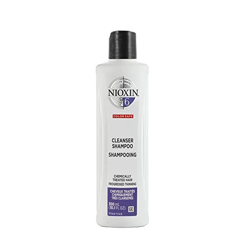 Nioxin System 6 Scalp Cleansing Shampoo with Peppermint Oil, Treats Dry ...