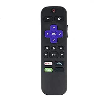 Amazon.com: Replacement Remote for TCL Roku Enhanced RF WiFi Voice ...