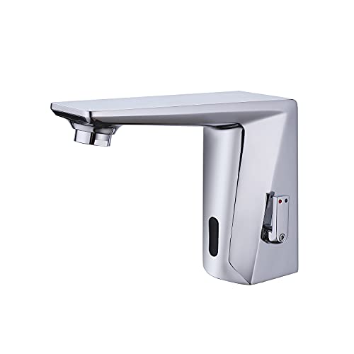 Automatic Sensor Touchless Bathroom Sink Faucet,Chrome Vanity Faucets ...
