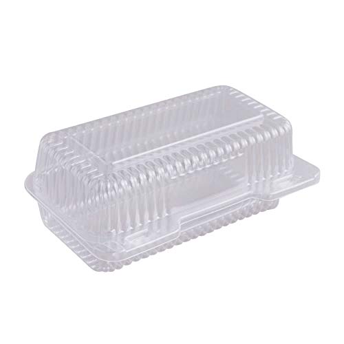 Amazon.com: Durable Packaging 9" x 5" x 3" Clear Hinged Plastic Food ...