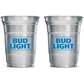 Amazon.com: Disposable Bud Light Cup 15 Oz. - Pack of 50 : Health ...