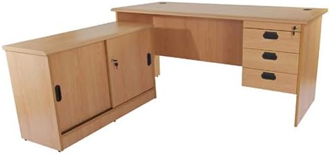 Bess 160 L Office Desk Cabinet with Fixed Drawers by Mahmayi - Belgian ...