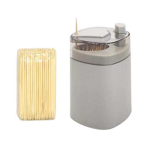 Toothpicks Holder Dispenser, Pop-Up Automatic Tooth Pick Holder ...