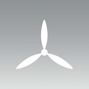 Amazon.com: (2x) Propeller - Sticker - Decal - Die Cut - Self Adhesive ...