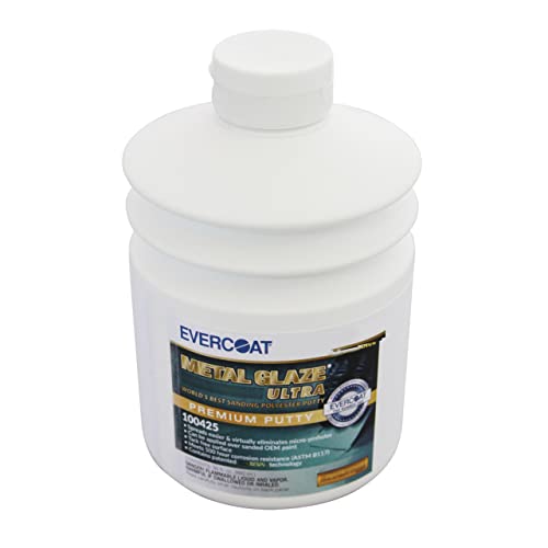 Evercoat Metal Glaze Ultra Polyester Putty for Fiberglass, Aluminum ...