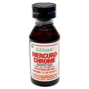 Amazon.com: MercuroChrome Antiseptic 1oz Prevent infection in cuts ...