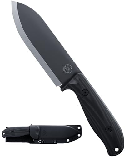 Off-Grid Knives - Ridgeback - Scandi Grind Bushcraft Fixed Blade Knife ...