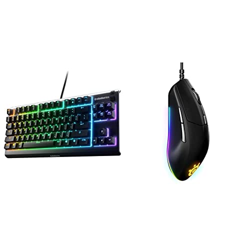 SteelSeries Apex 3 TKL RGB Gaming Keyboard – Tenkeyless Compact Form ...