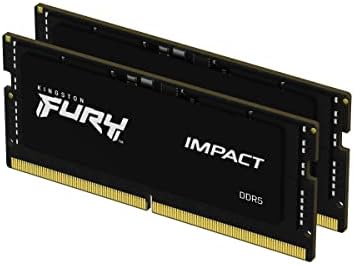 Kingston Technology Fury Impact 32GB 4800MT/s DDR5 CL38 SODIMM XMP Ready (Kit of 2) KF548S38IBK2 ...