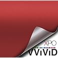 Amazon.com: VViViD Satin Matte Red Vinyl Wrap Roll with Air Release ...